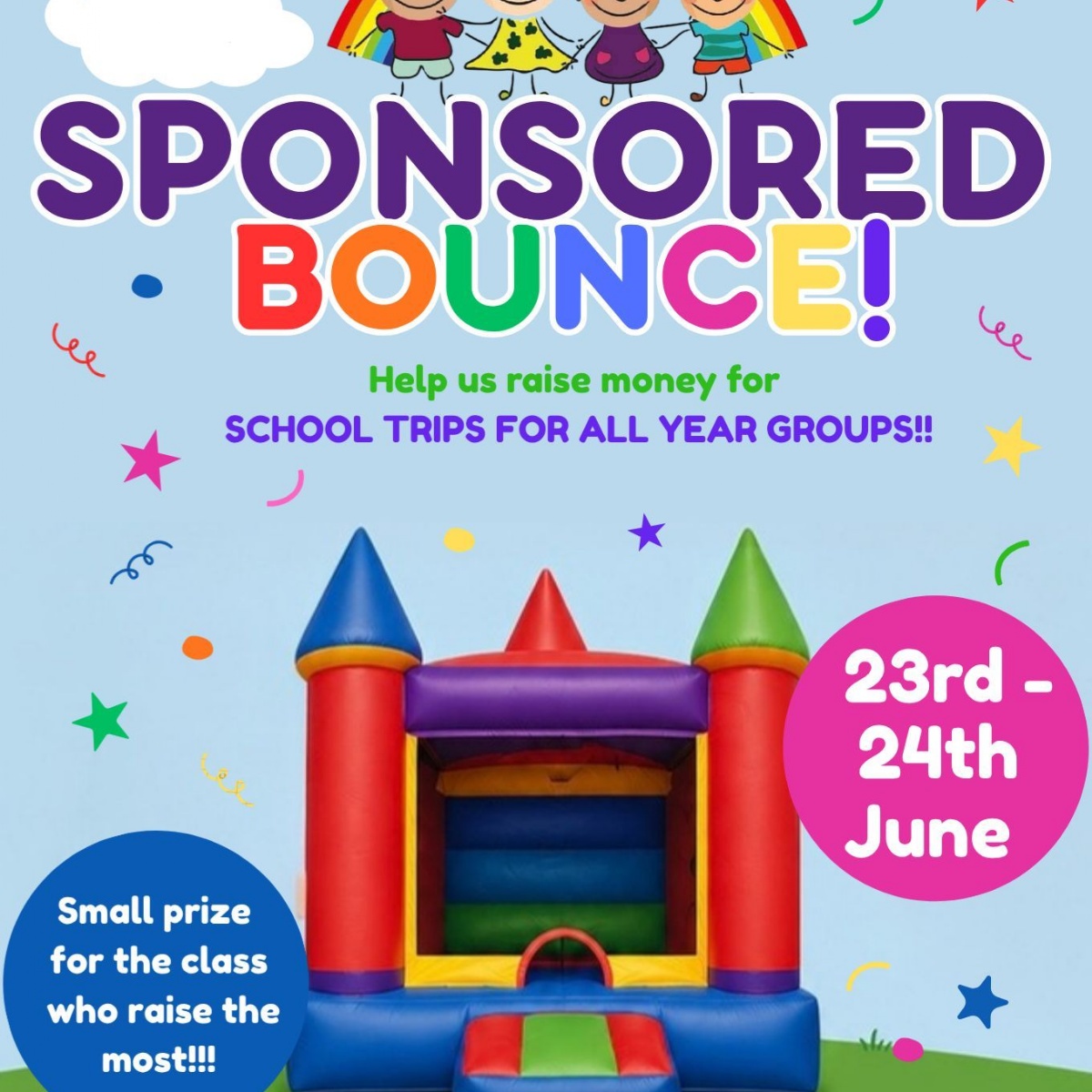Romilly Primary School - Sponsored Bounce is back!- PARENTAL CONSENT NEEDED